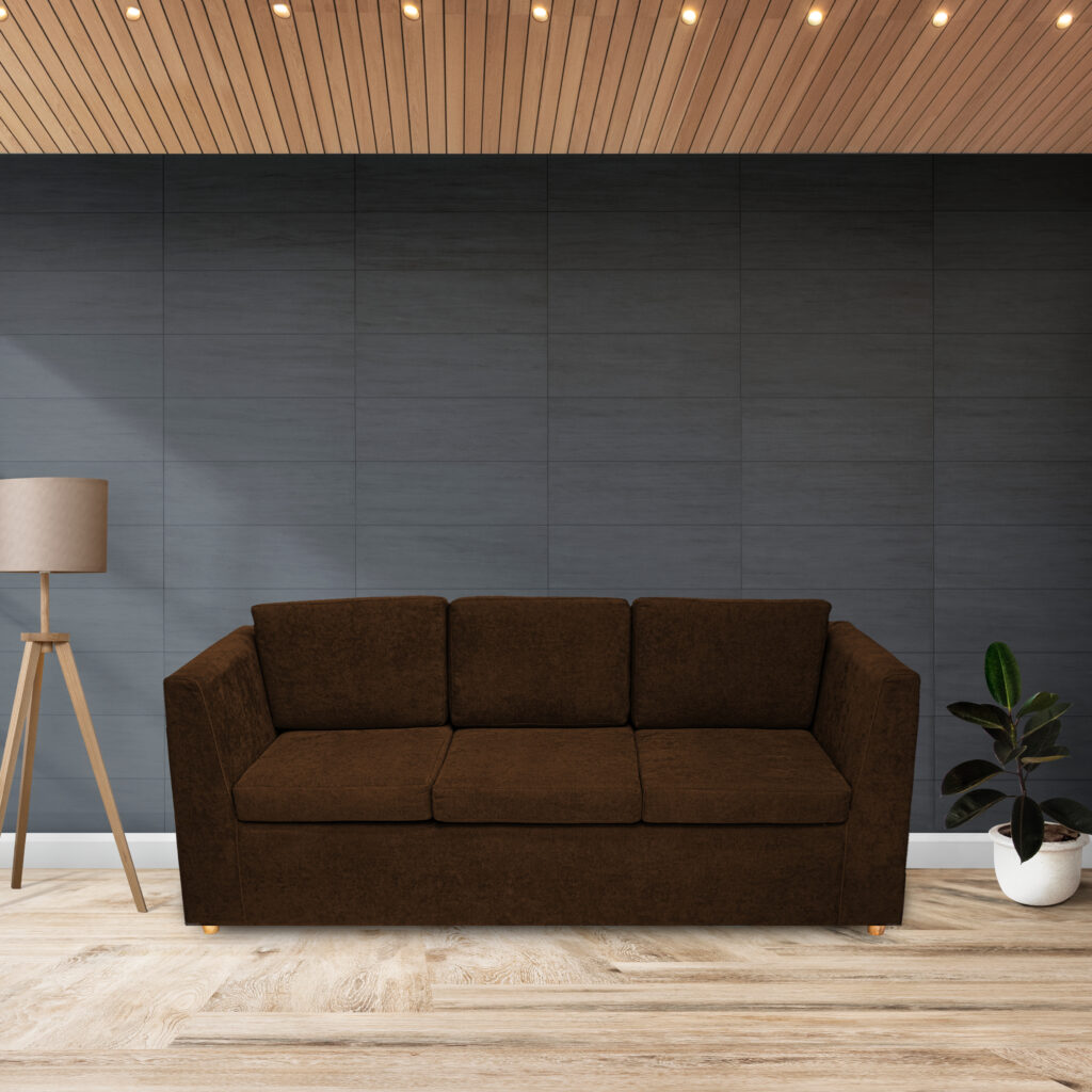 Sofá Verano Color Café - Colchones y Mobiliario Confort Vital Colombia